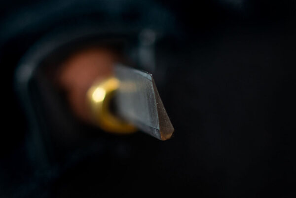 Sharpening The Reed Knife - Reeds by Holly